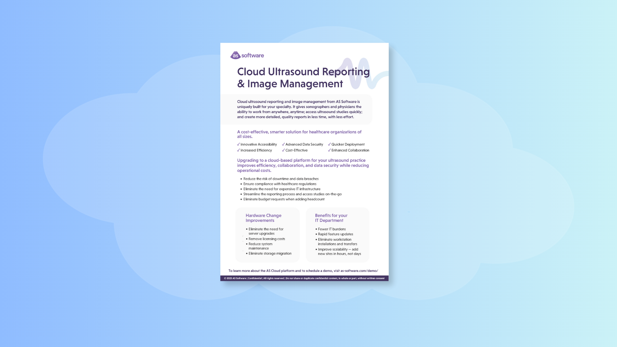 Cloud Ultrasound Reporting Benefits - AS Software
