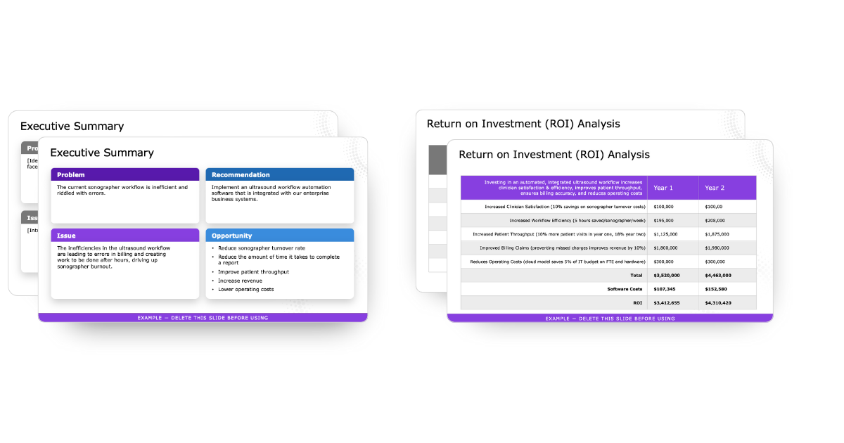 Business Case Template for Healthcare Software - AS Software
